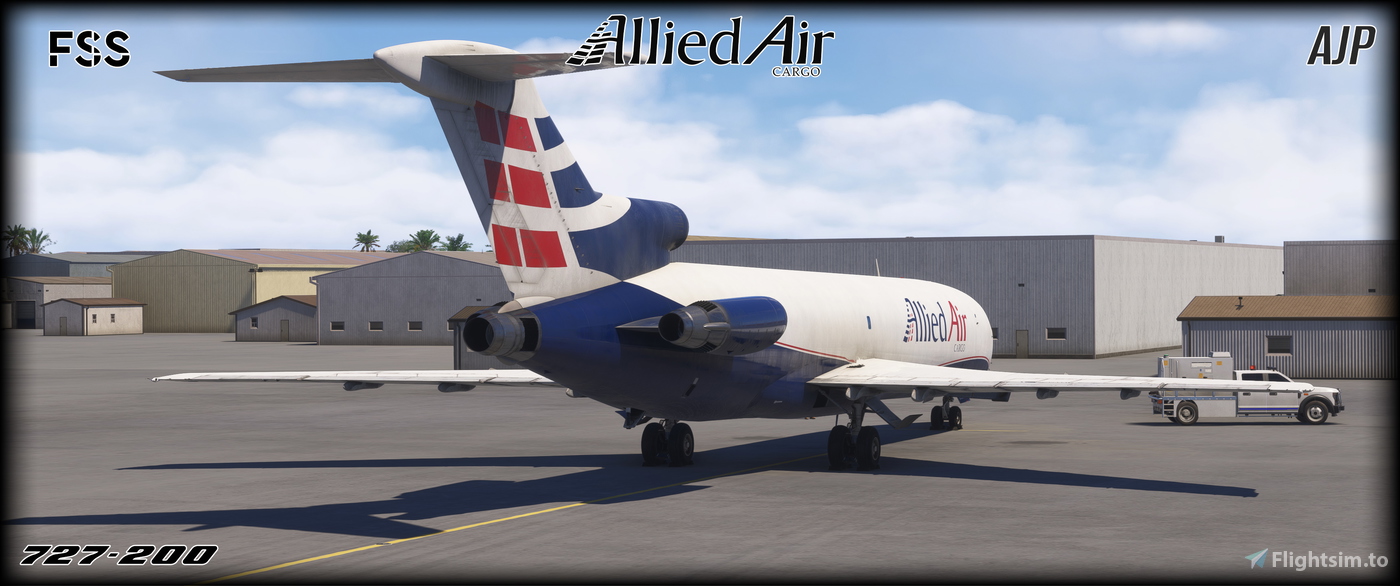 Allied Air Cargo Pack - FSS 727F 对于 Microsoft Flight Simulator | MSFS