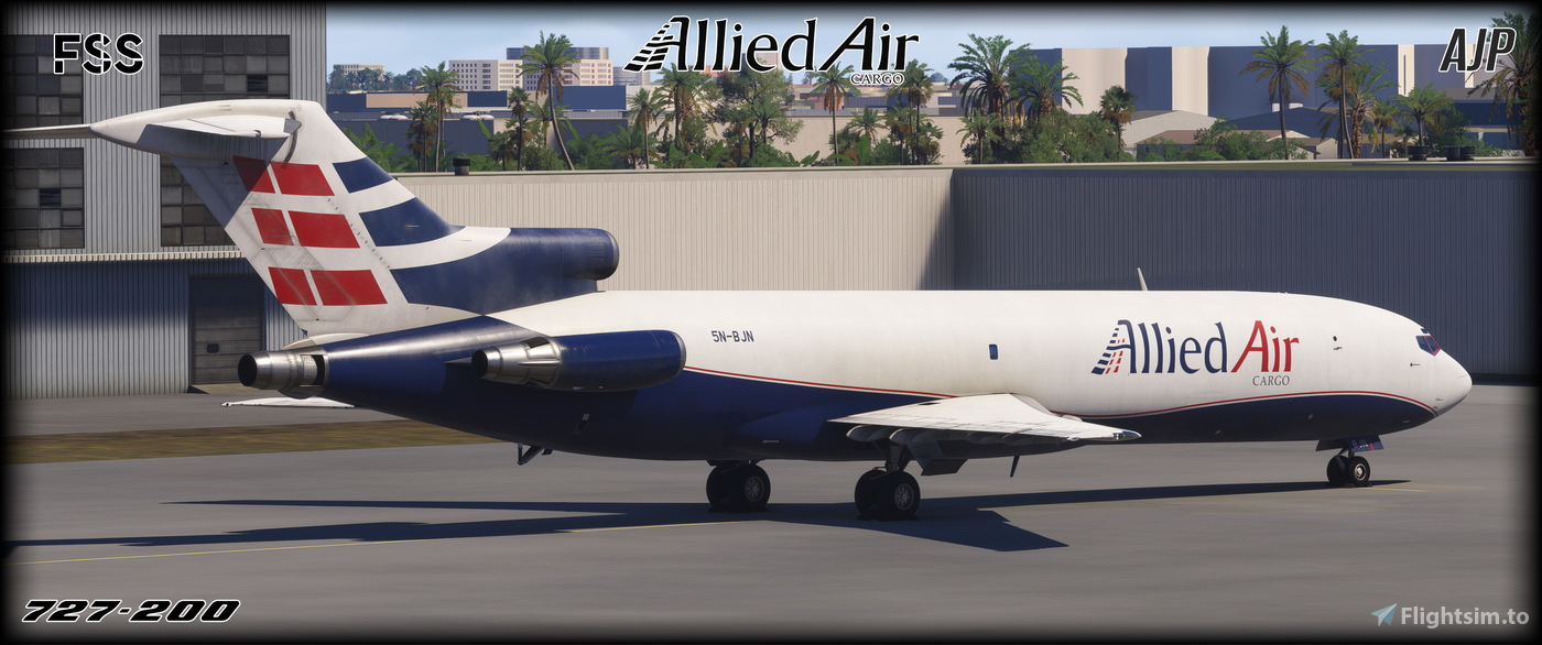 Allied Air Cargo Pack - FSS 727F for Microsoft Flight Simulator | MSFS