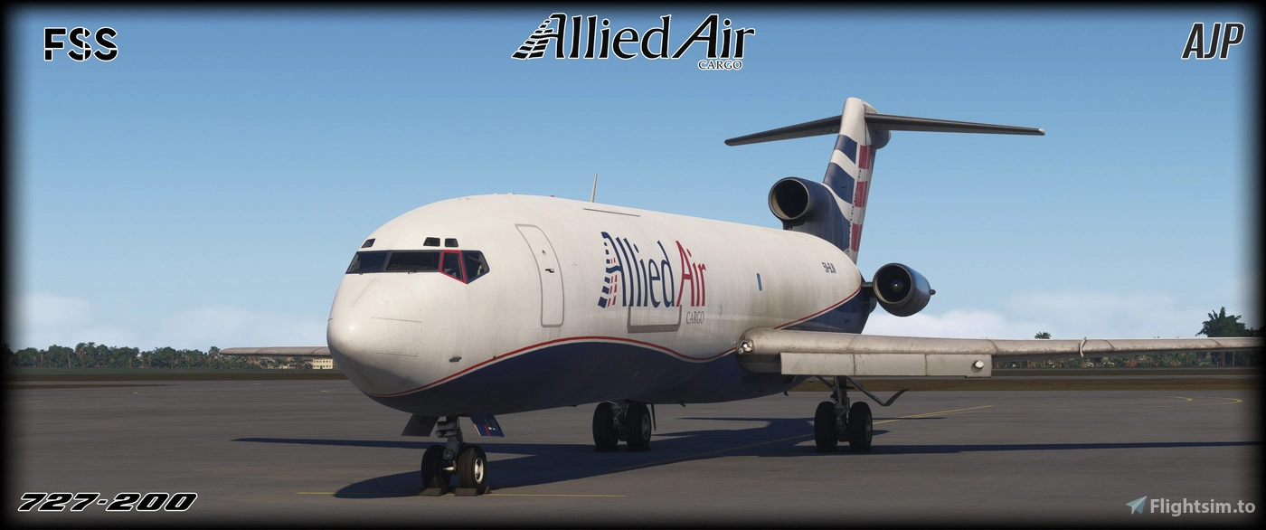 Allied Air Cargo Pack - FSS 727F for Microsoft Flight Simulator | MSFS