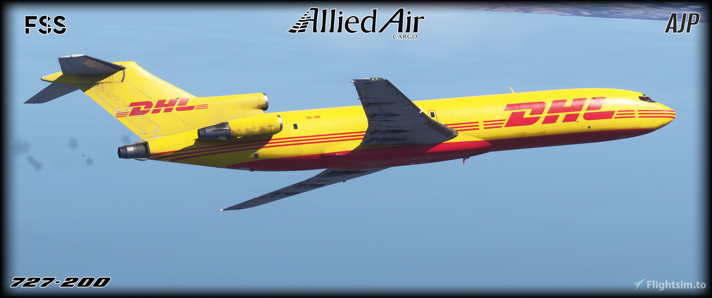 Allied Air Cargo Pack - FSS 727F для Microsoft Flight Simulator | MSFS