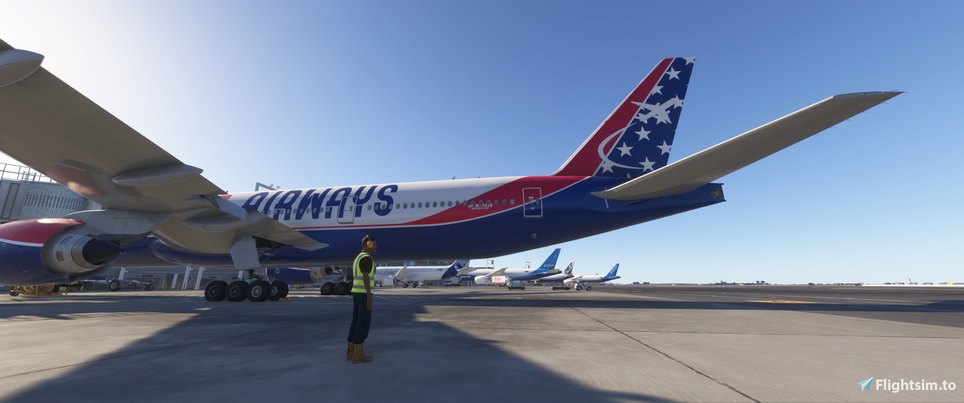 Alpaca Airways 'AmeriPaca' (N772VE) | PMDG B777-200ER のために Microsoft ...