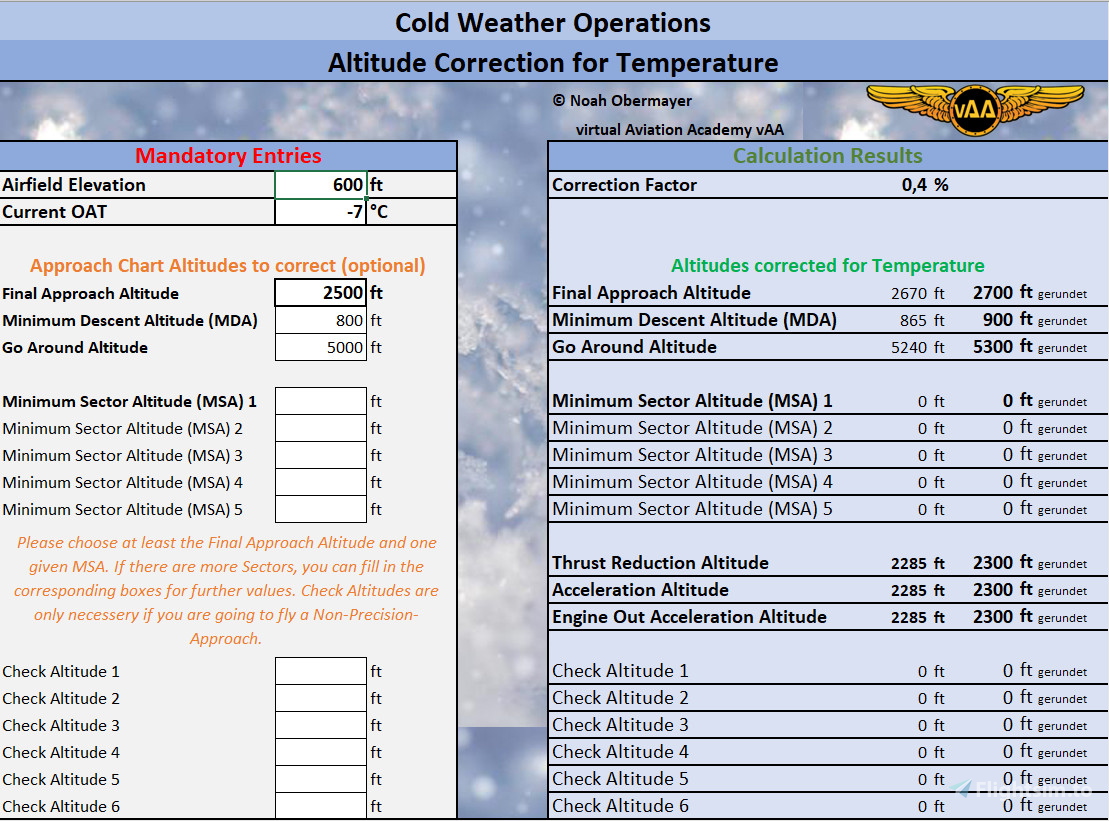 Altitude Correction Tool for Microsoft Flight Simulator | MSFS