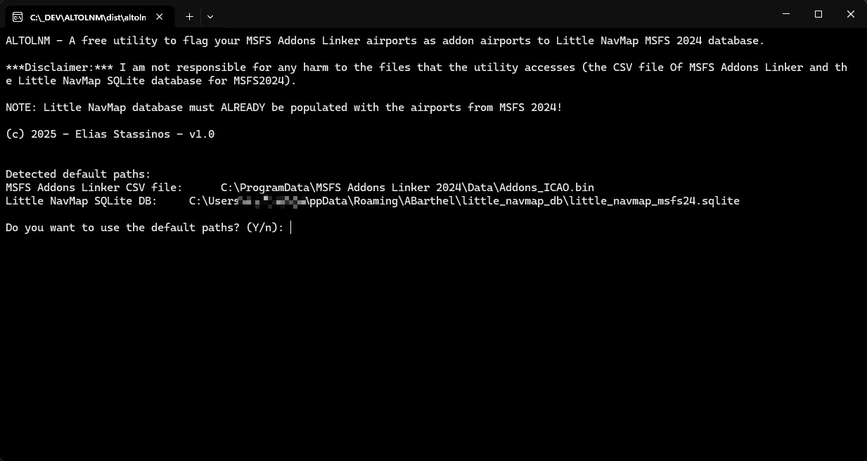 ALTOLNM - Mark Little NavMap airports as addons from the database of ...