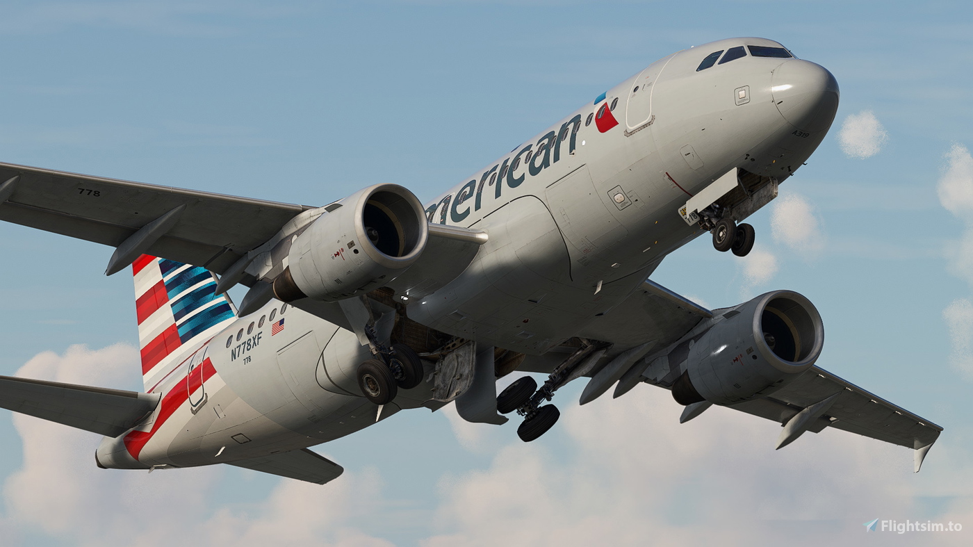 American Airlines | Pack | w/Cabin | Fenix A319 (8K + 4K) for Microsoft ...