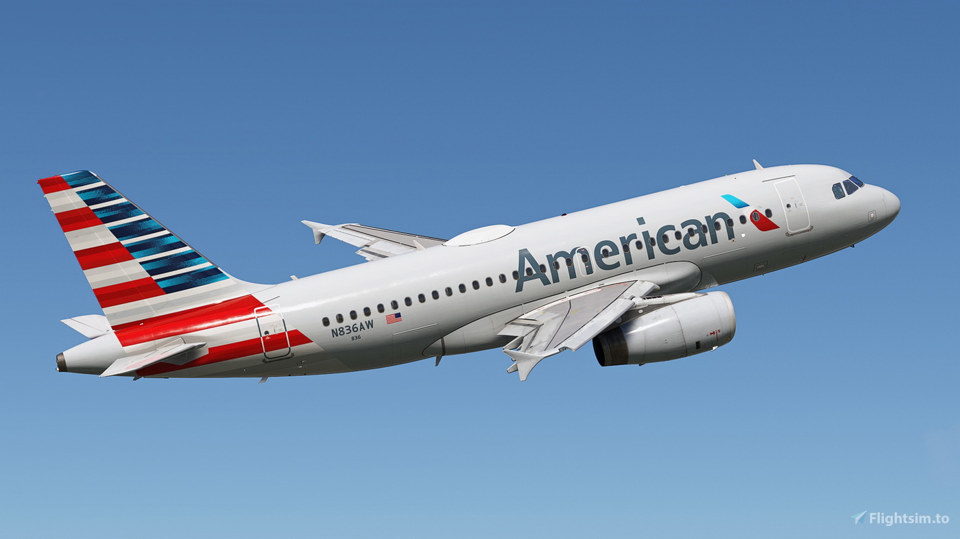 American Airlines | Pack | w/Cabin | Fenix A319 (8K + 4K) for Microsoft ...