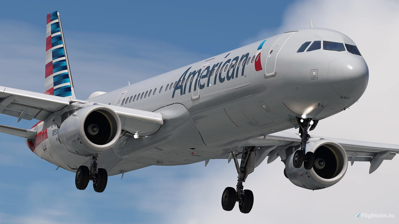 Flightsim.to - Activities - Update - American Airlines | Pack | w/Cabin | Fenix A321 (8K + 4K)