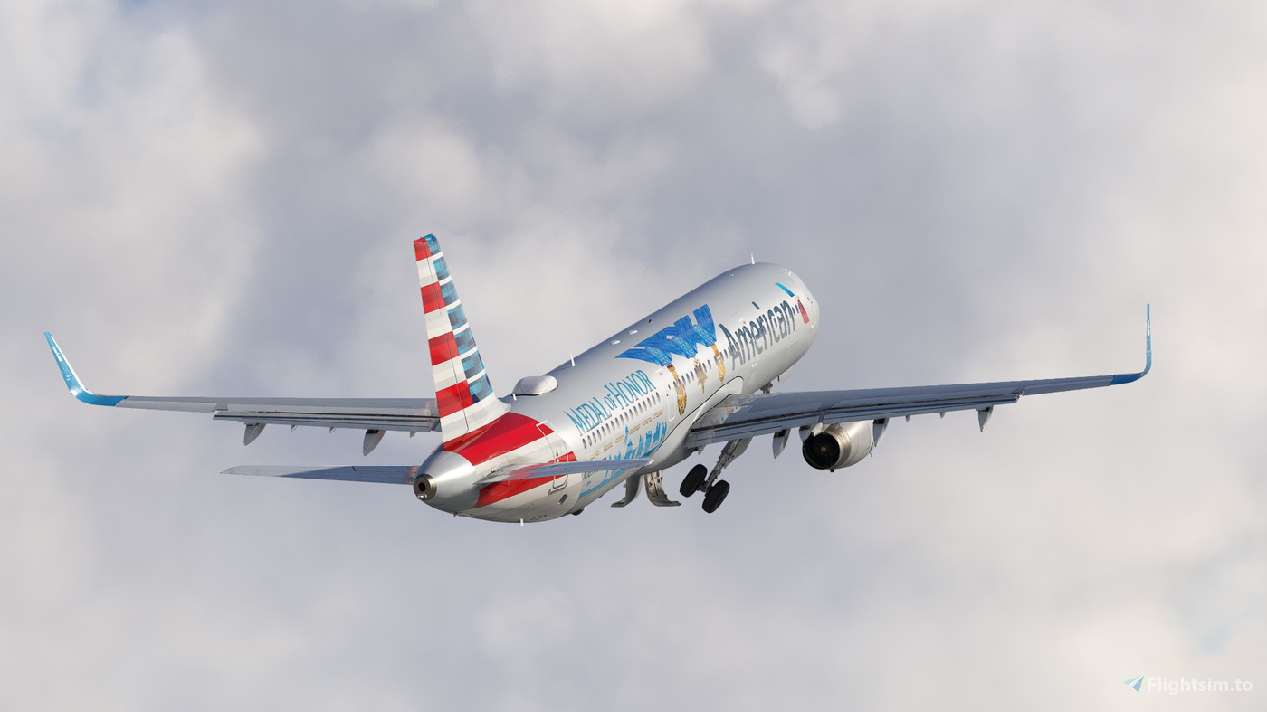 American Airlines 'Flagship Valor' | w/Cabin | Fenixsim A321SL for ...