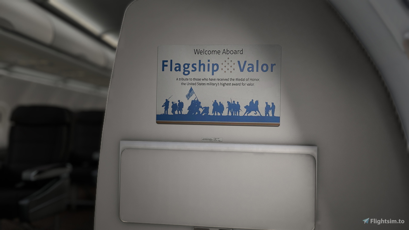 American Airlines 'Flagship Valor' | w/Cabin | Fenixsim A321SL for ...