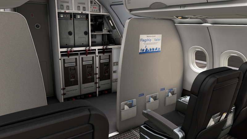 American Airlines 'Flagship Valor' | w/Cabin | Fenixsim A321SL for ...