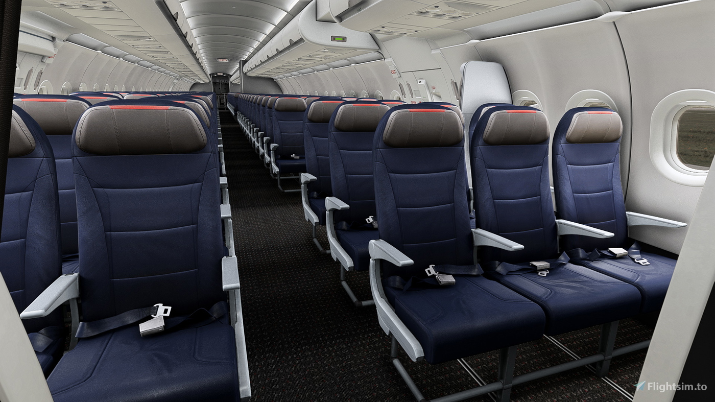 American Airlines 'Flagship Valor' | w/Cabin | Fenixsim A321SL for ...