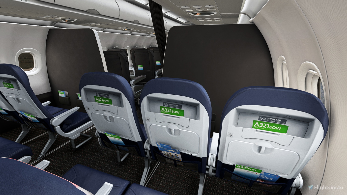 American Airlines 'Flagship Valor' | w/Cabin | Fenixsim A321SL for ...
