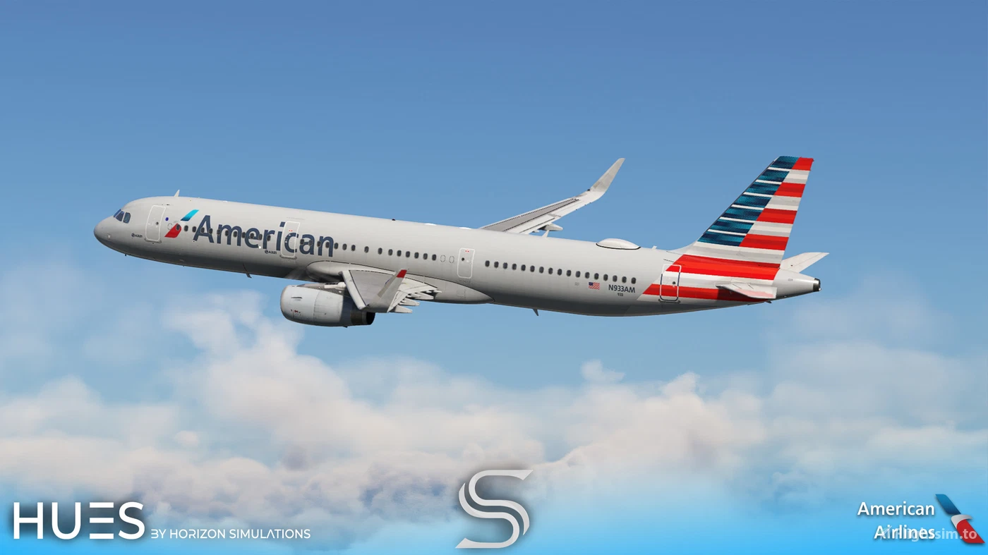 American Airlines Livery Pack | Fenix A321 | 8K & 4K for Microsoft Flight Simulator | MSFS
