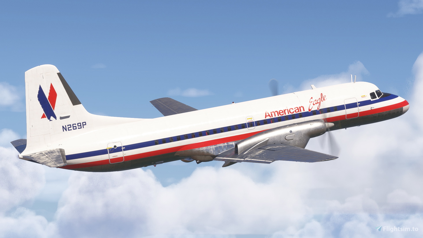 YS-11 American Airlines (N269P) for Microsoft Flight Simulator | MSFS
