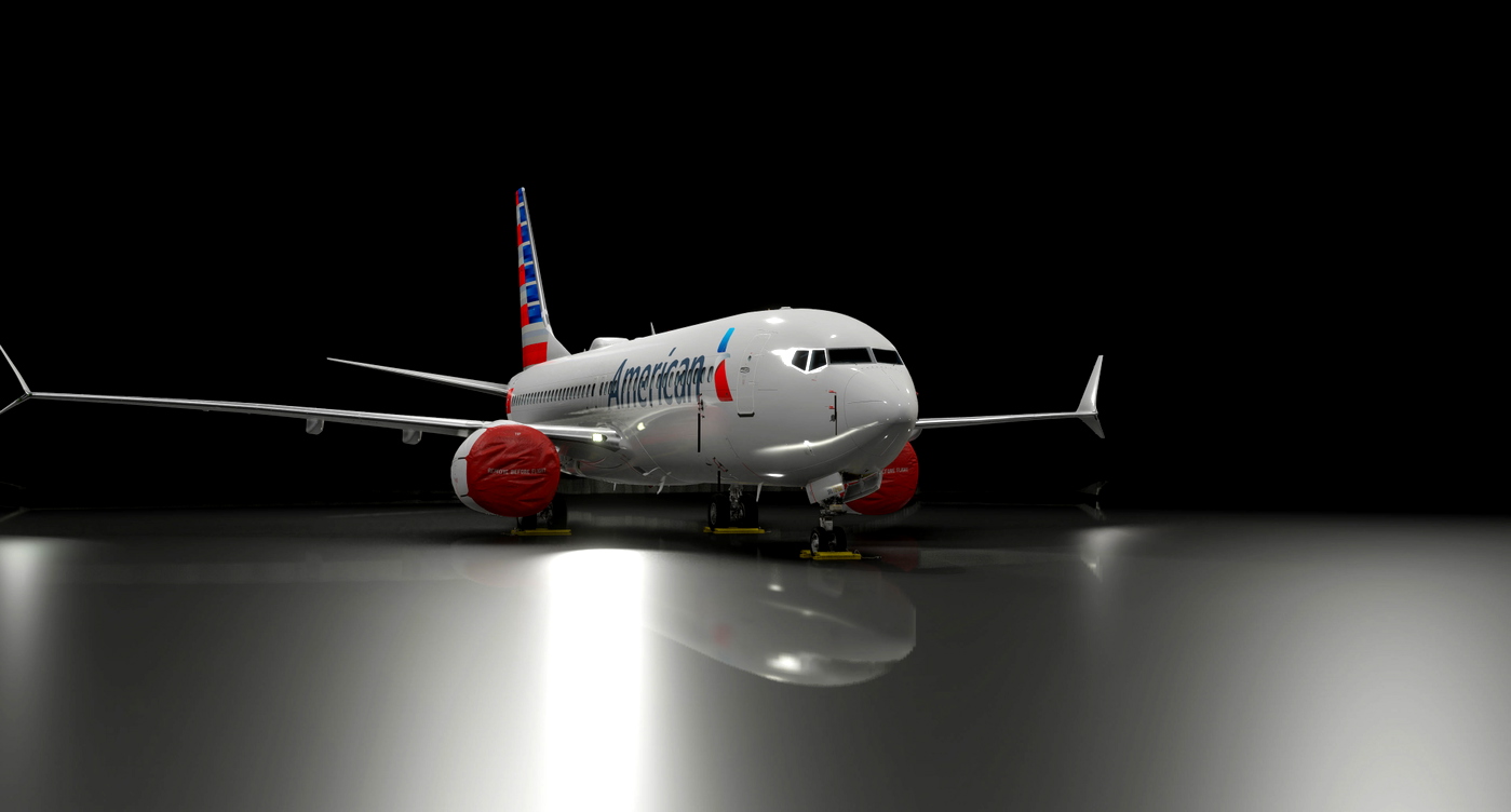 American Airlines | N338RS | Asobo B737 Max 8 | 4k for Microsoft Flight ...