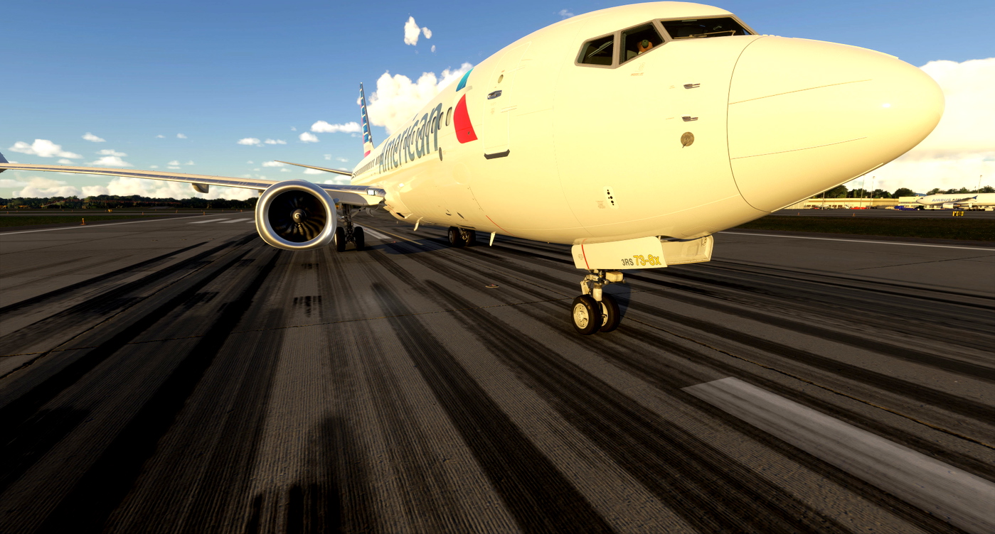 American Airlines | N338RS | Asobo B737 Max 8 | 4k for Microsoft Flight ...