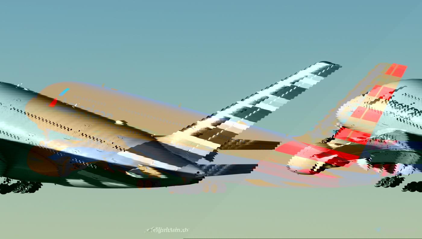 Threads - American Airlines N388AA Fictional FlyByWire A380X [Cabin ...