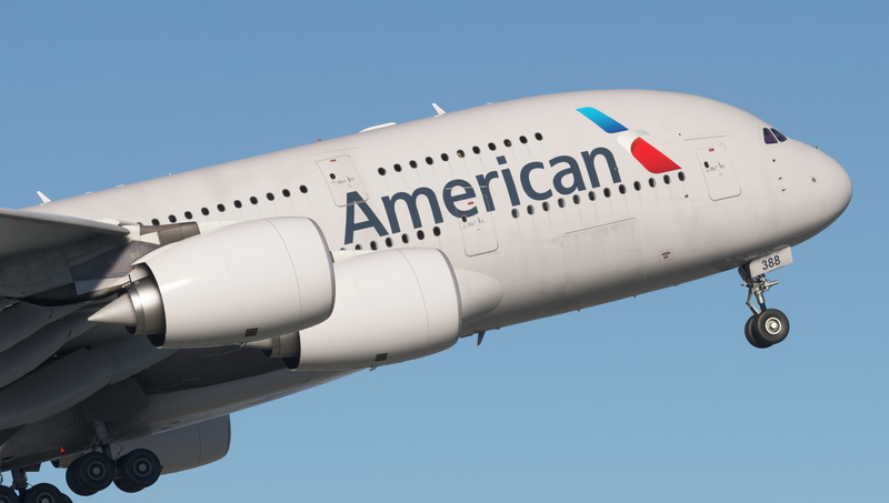 American Airlines N388AA Fictional FlyByWire A380X [Cabin] - 8K for ...
