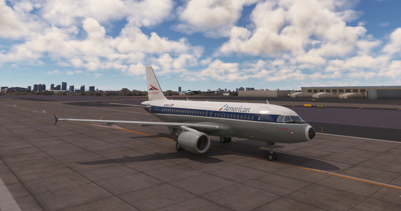 American Airlines N745VJ (Old Livery) CFM | Fenixsim A319 for Microsoft ...