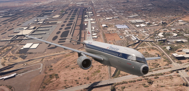 American Airlines N745VJ (Old Livery) CFM | Fenixsim A319 for Microsoft ...