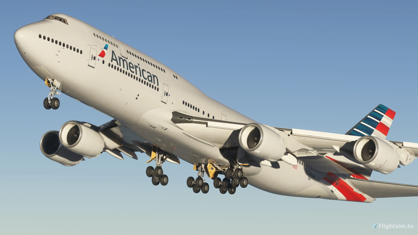 American Airlines Nye Livery 747 There Is No Place Like New York