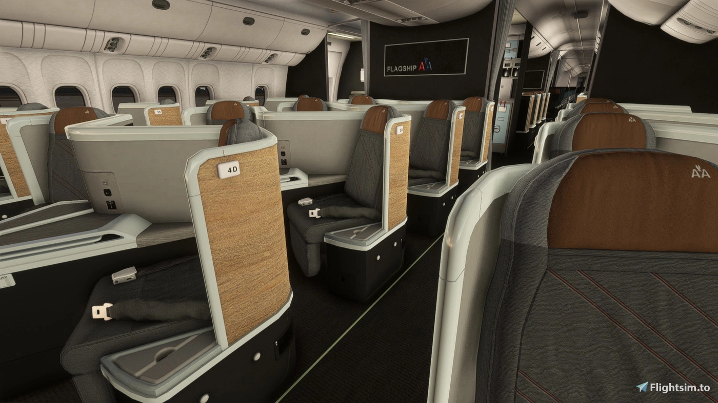 American Airlines PMDG B777-200ER pour Microsoft Flight Simulator | MSFS