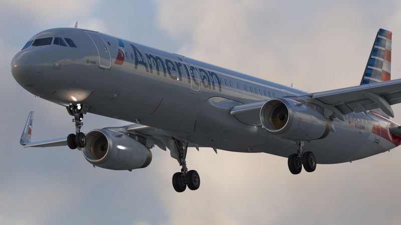 American Airlines (Sharklet) Pack | w/Cabin | Fenixsim A321SL for ...