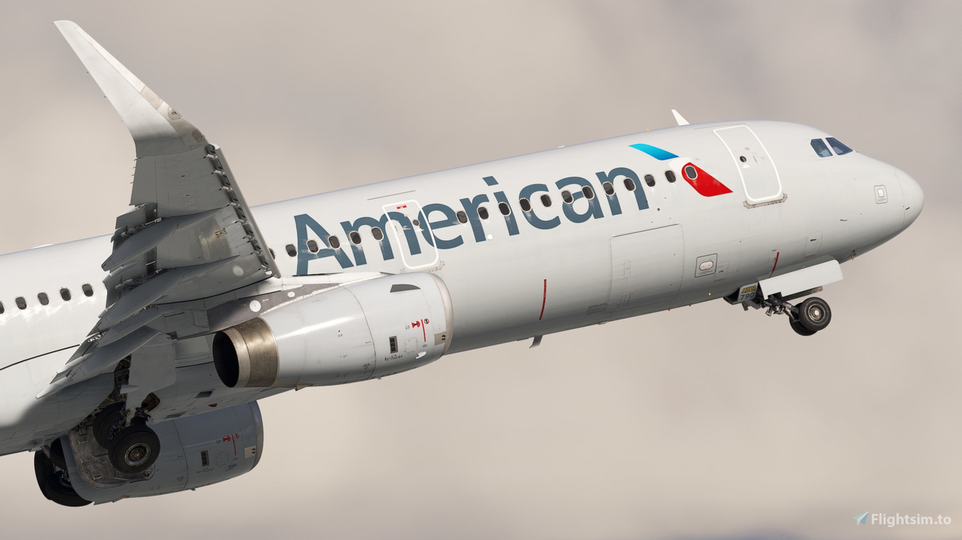 American Airlines (Sharklet) Pack | w/Cabin | Fenixsim A321SL for ...