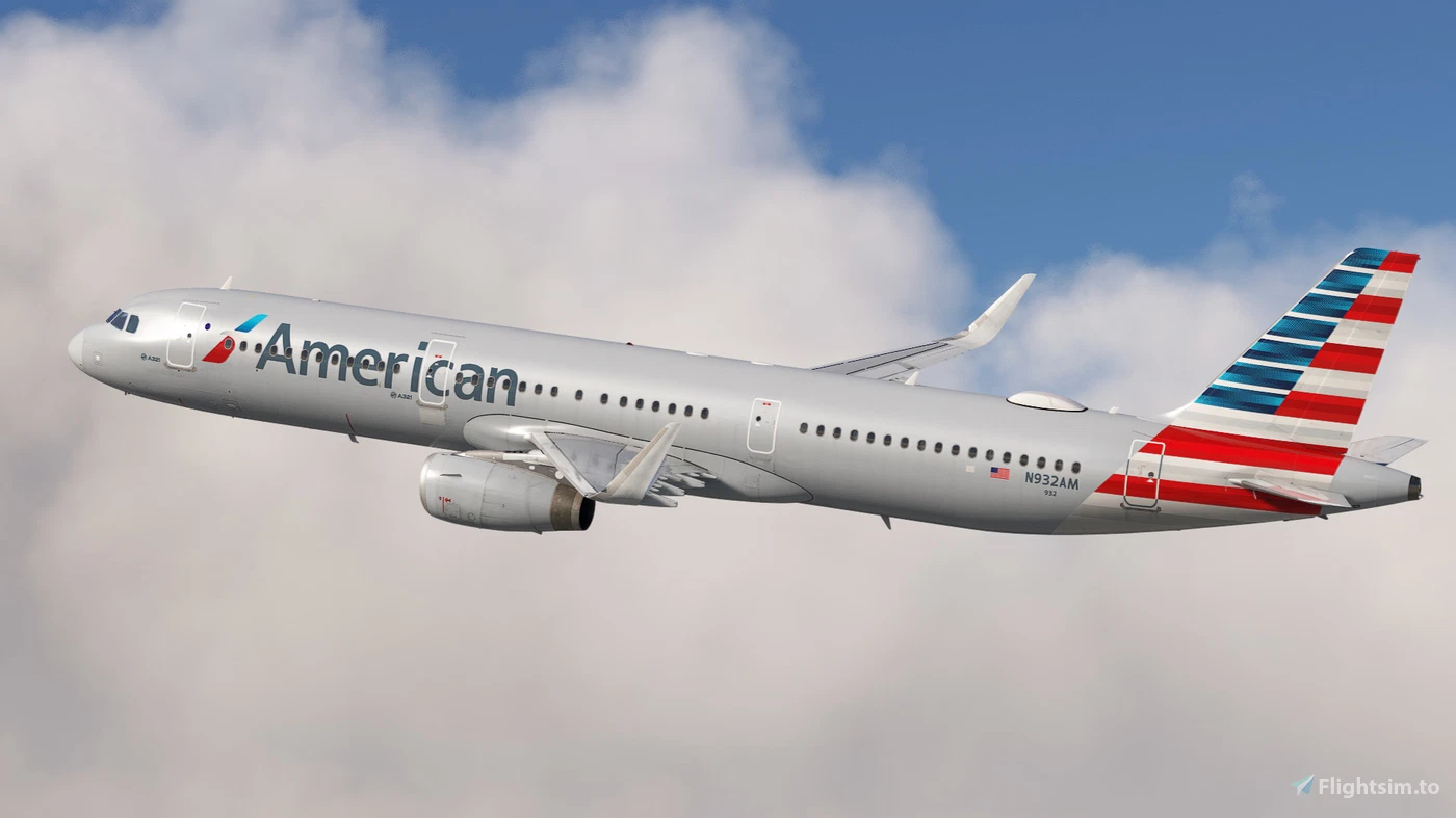 American Airlines (Sharklet) Pack | w/Cabin | Fenixsim A321SL for ...
