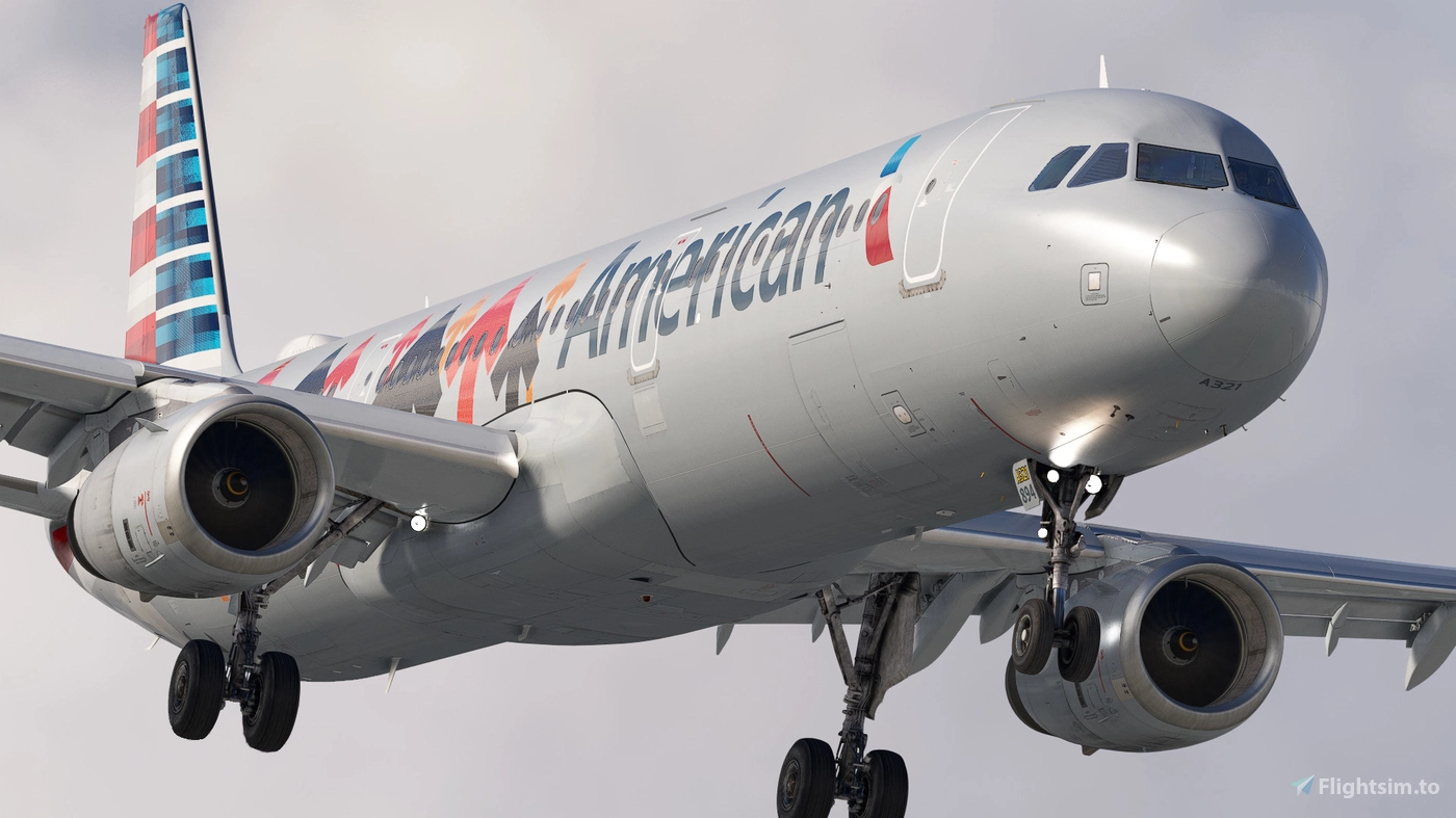 American Airlines 'Stand Up To Cancer' | w/Cabin | Fenix A321 SL para ...