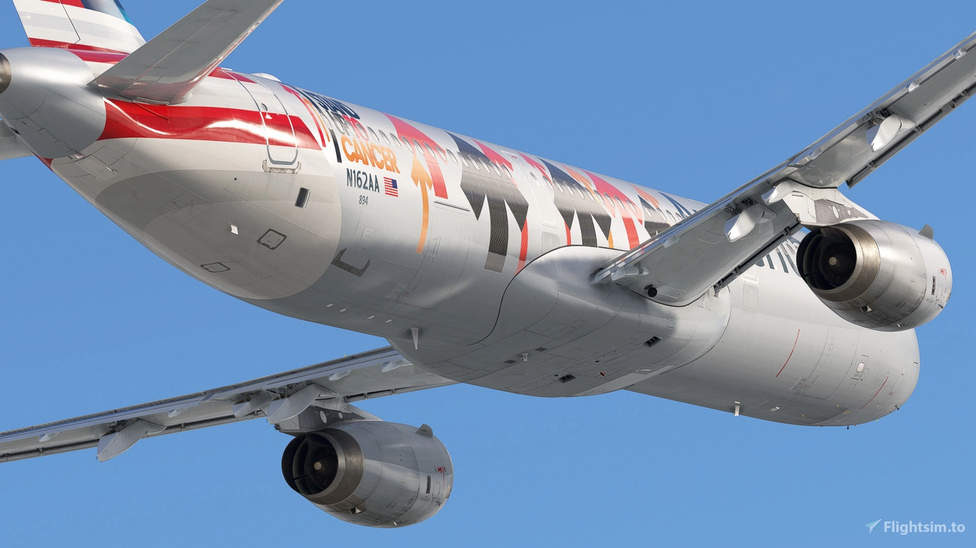 American Airlines 'Stand Up To Cancer' | w/Cabin | Fenix A321 SL for ...