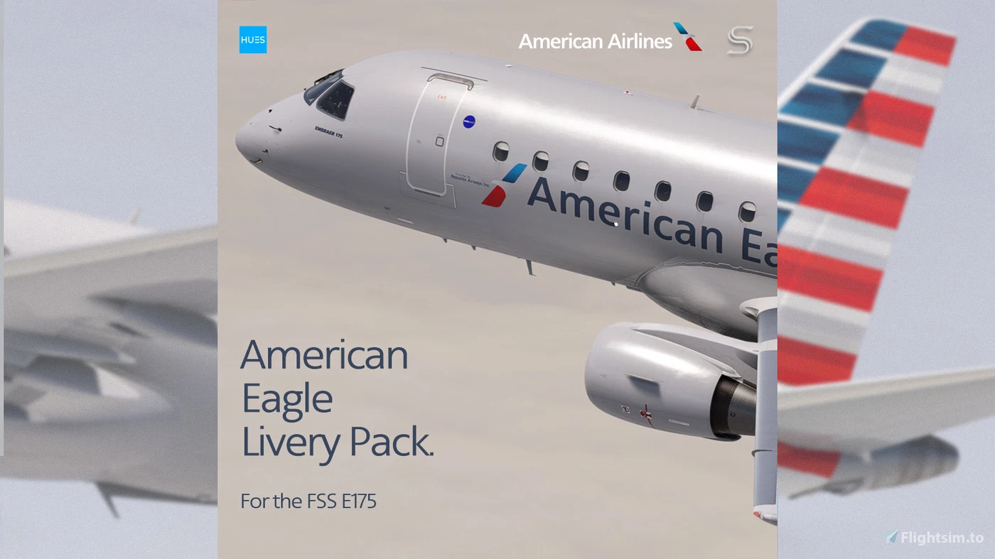 American Eagle Fleet Pack | FSS E175 | 8K for Microsoft Flight ...