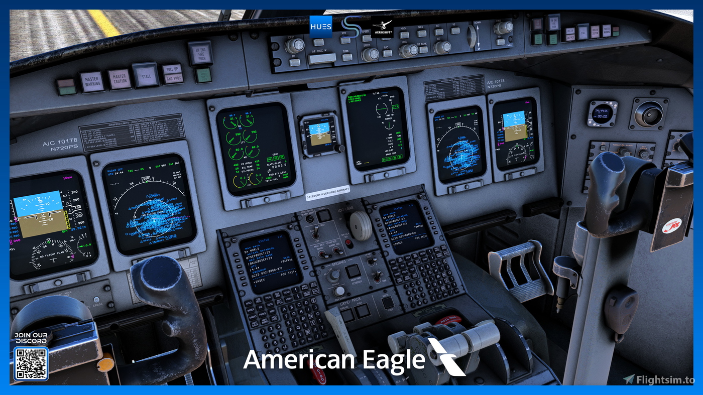 American Eagle Livery Pack | Aerosoft CRJ700 V2 | 4K for Microsoft ...