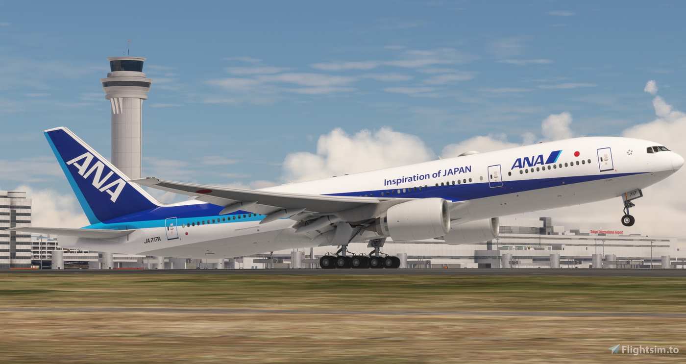 ANA - All Nippon Airways 777-281 ( JA713A ) for Microsoft Flight Simulator | MSFS