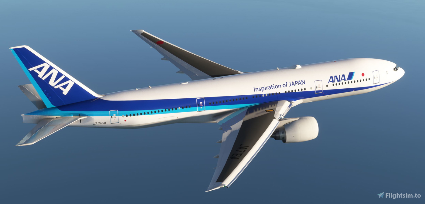 ANA - All Nippon Airways 777-281ER ( JA716A ) for Microsoft Flight Simulator | MSFS