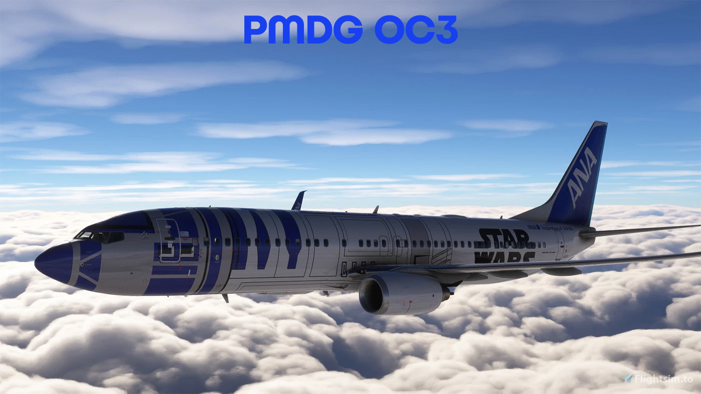 ANA "All Nippon" "Star Wars R2-D2"" + Cabin PMDG 737-800SSW - MSFS Add ...