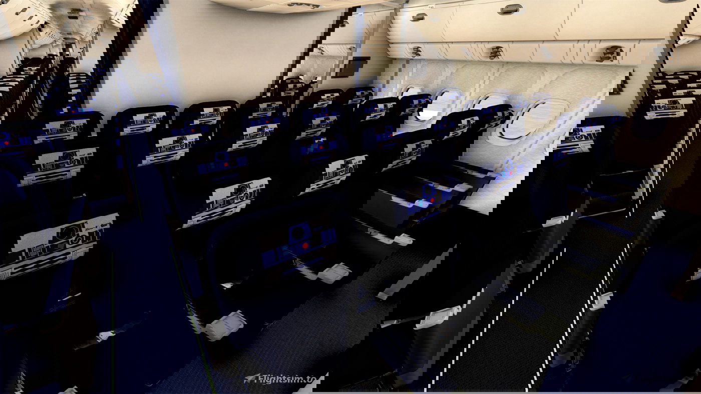 Threads - ANA "All Nippon" "Star Wars R2-D2"" + Cabin PMDG 777-300ER for Microsoft Flight ...