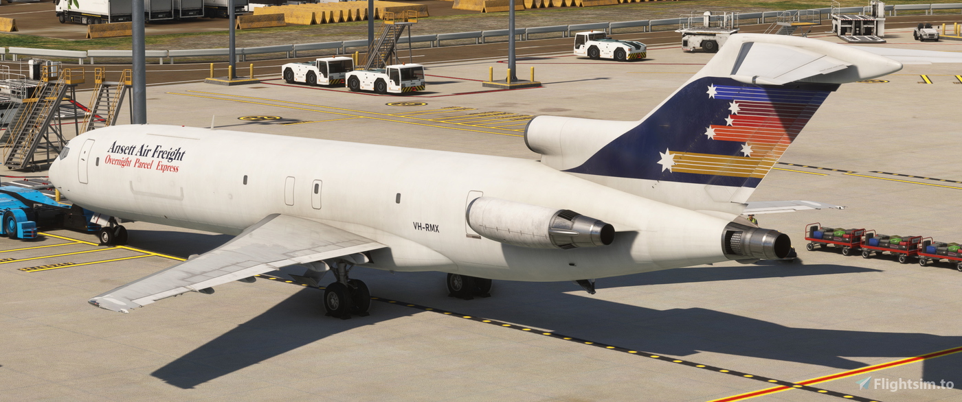 Ansett Air Freight 'Southern Cross' VH-RMX FSS 727-200F - Pack for ...