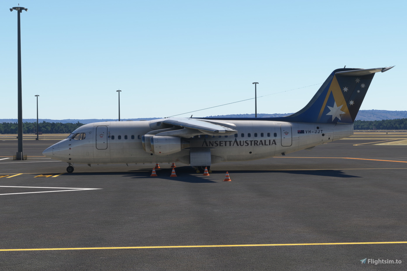 Ansett Australia JF RJ85 [VH-JJT] for Microsoft Flight Simulator | MSFS