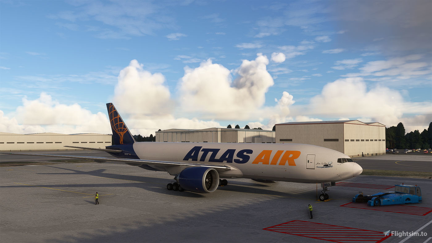 Apexlogistics/Atlasair PMDG B777F for Microsoft Flight Simulator | MSFS