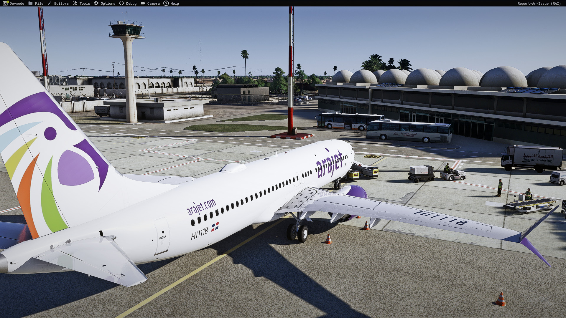 Arajet HI1118 livery for Asobo Boeing 737Max8 MSFS2024 - MSFS Add-on ...