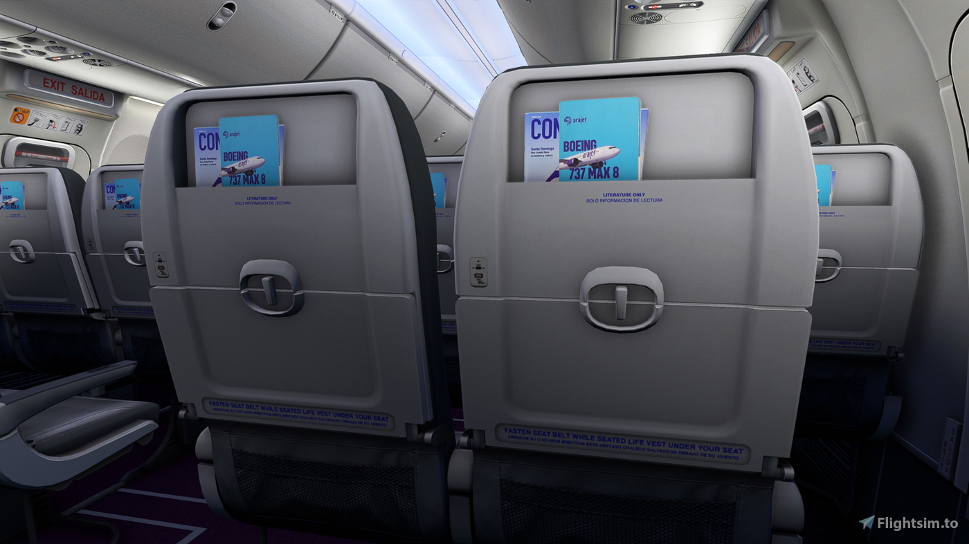 Arajet [Pack] w/Cabin | iFly 737 MAX 8 for Microsoft Flight Simulator | MSFS