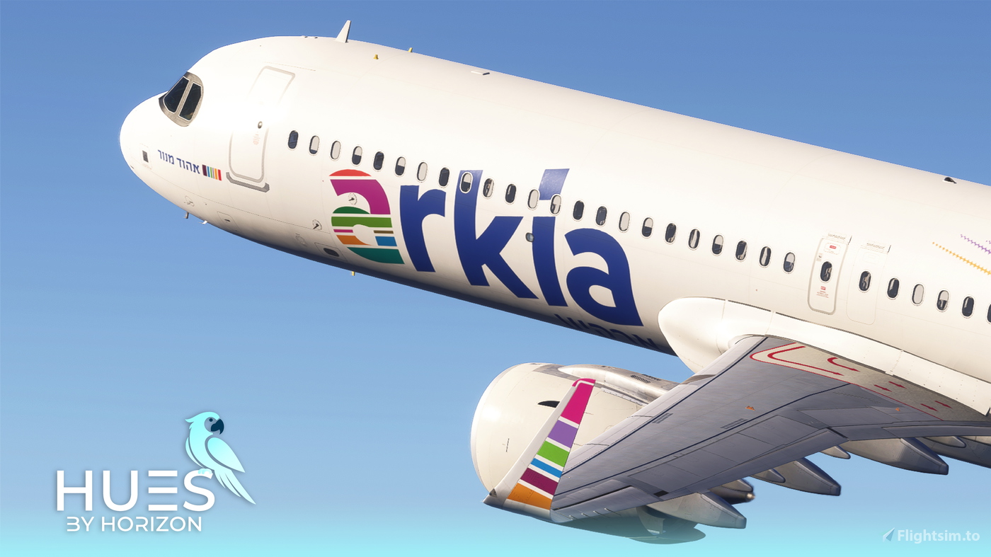 Arkia Israeli Airlines [4X-AGH] w/cabin | A321LR neo inibuilds ...