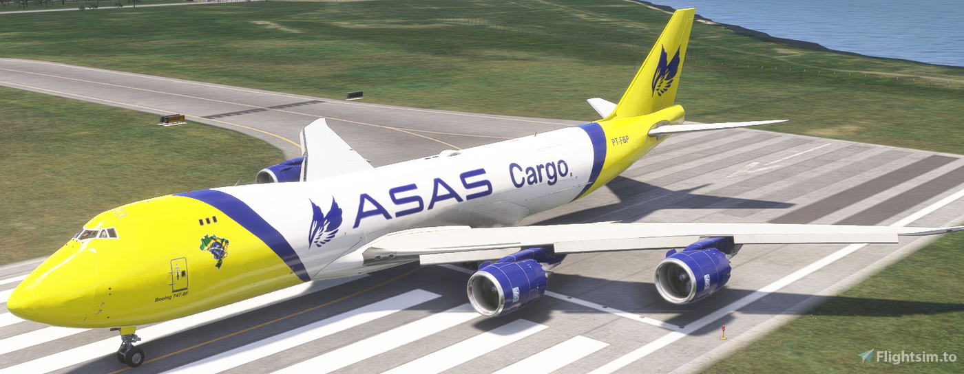 Asobo 747-8F Fictional Asas Cargo for Microsoft Flight Simulator | MSFS