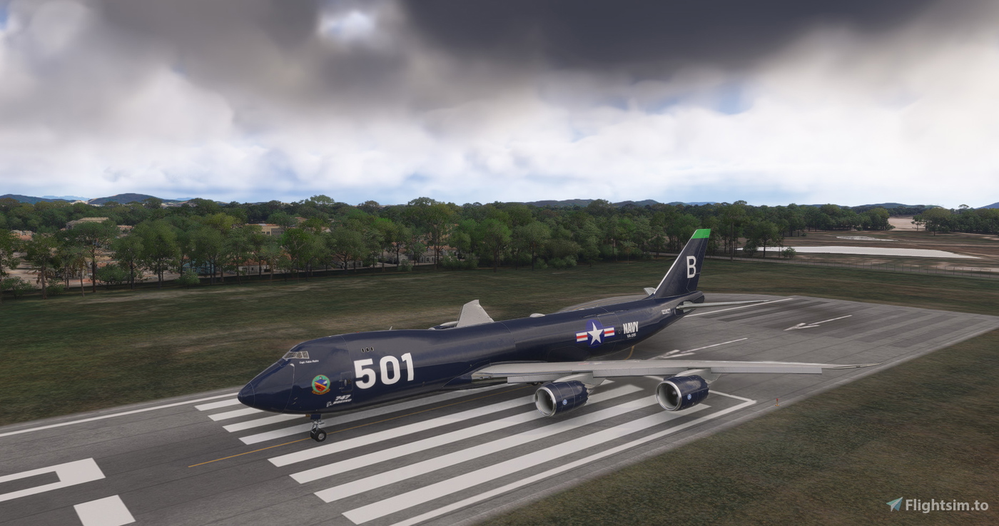 Asobo 747-8F Navy fictional for Microsoft Flight Simulator | MSFS