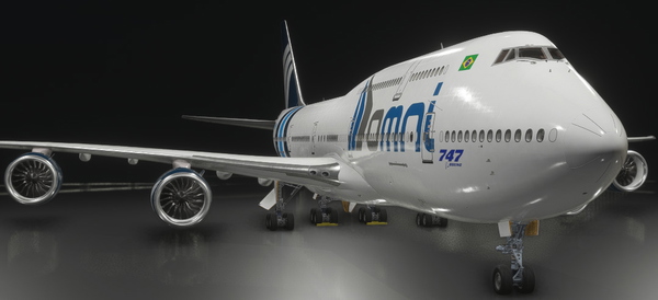 Asobo 747-8i Virgin Blue for Microsoft Flight Simulator | MSFS