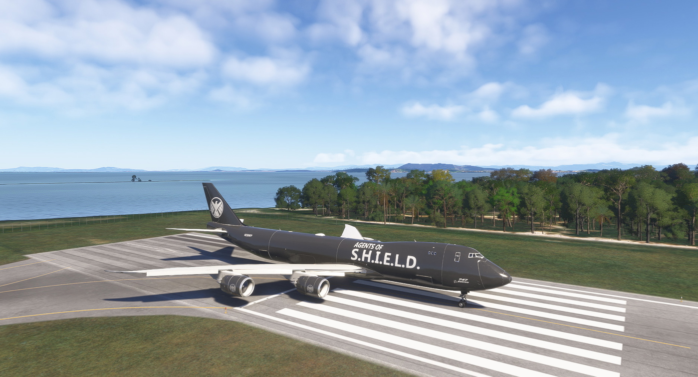 Asobo 747-8F Shield for Microsoft Flight Simulator | MSFS