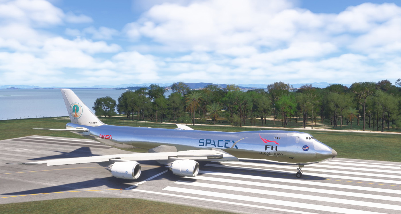 Asobo 747-8F SpaceX para Microsoft Flight Simulator | MSFS