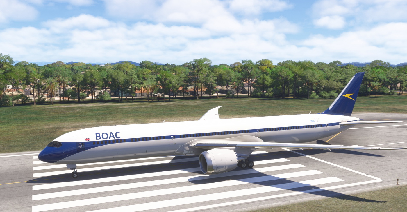 Asobo 787-10 Fictional BOAC Livery 对于 Microsoft Flight Simulator | MSFS