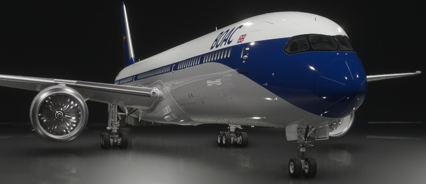 Asobo 787-10 Fictional BOAC Livery 对于 Microsoft Flight Simulator | MSFS