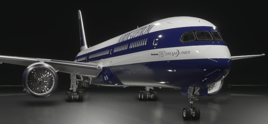 Asobo 787-10 Fictional Nordic Luftrom Livery за Microsoft Flight ...